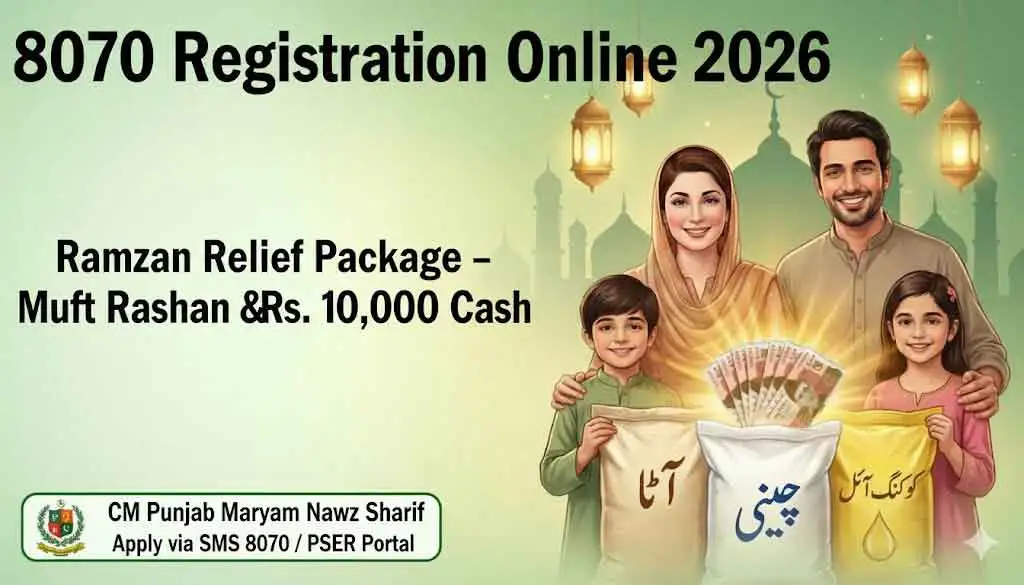 Ramzan Package Registration 2026 | Check Via SMS 8070 Online